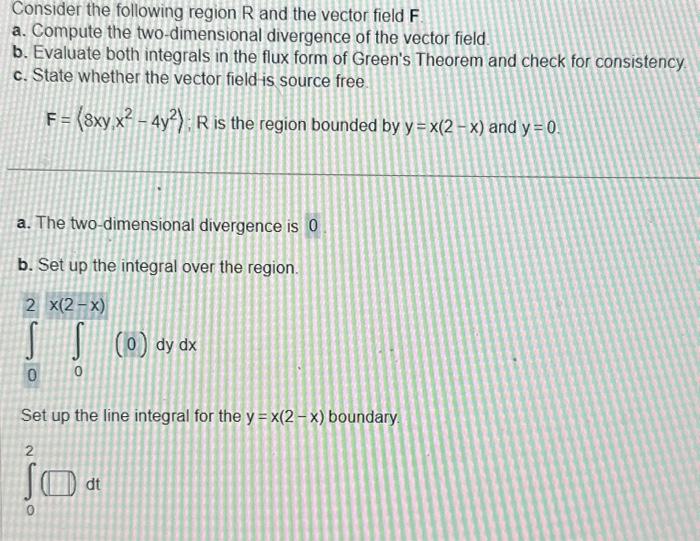 Solved Consider the following region \\( R \\) and the | Chegg.com