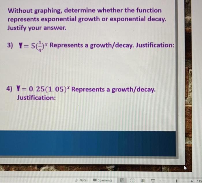 Solved Without graphing, determine whether the function | Chegg.com