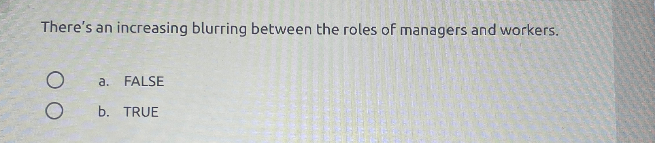 Solved There's an increasing blurring between the roles of | Chegg.com