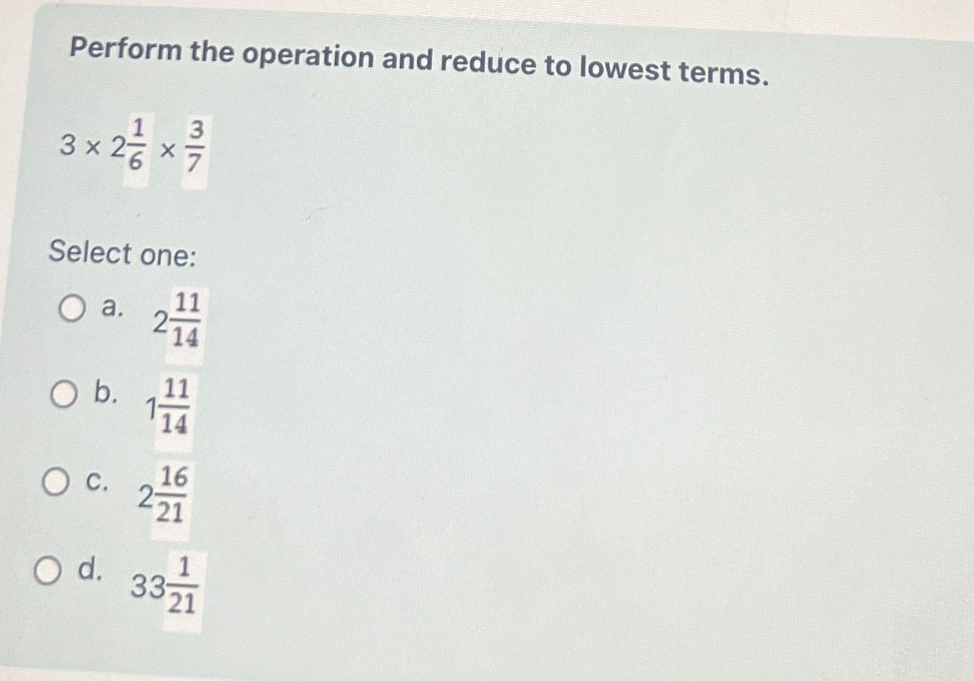 Solved Perform the operation and reduce to lowest | Chegg.com
