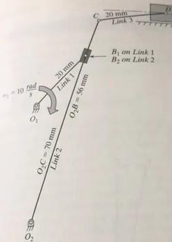 Solved draw the velocity and acceleration diagram with | Chegg.com