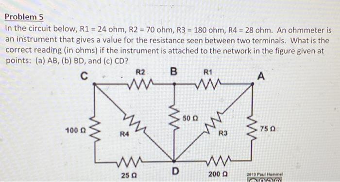 Solved In the circuit below, R1 | Chegg.com