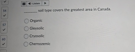 Solved soil type covers the greatest area in | Chegg.com