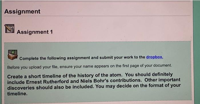 Solved Assignment Assignment 1 Complete the following | Chegg.com