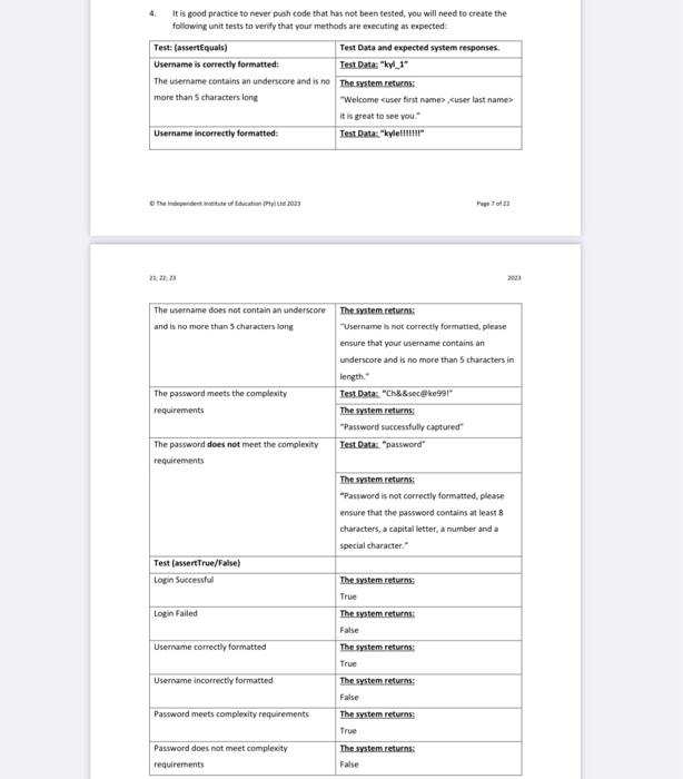 Solved 1. Create an account by entering username, password, | Chegg.com