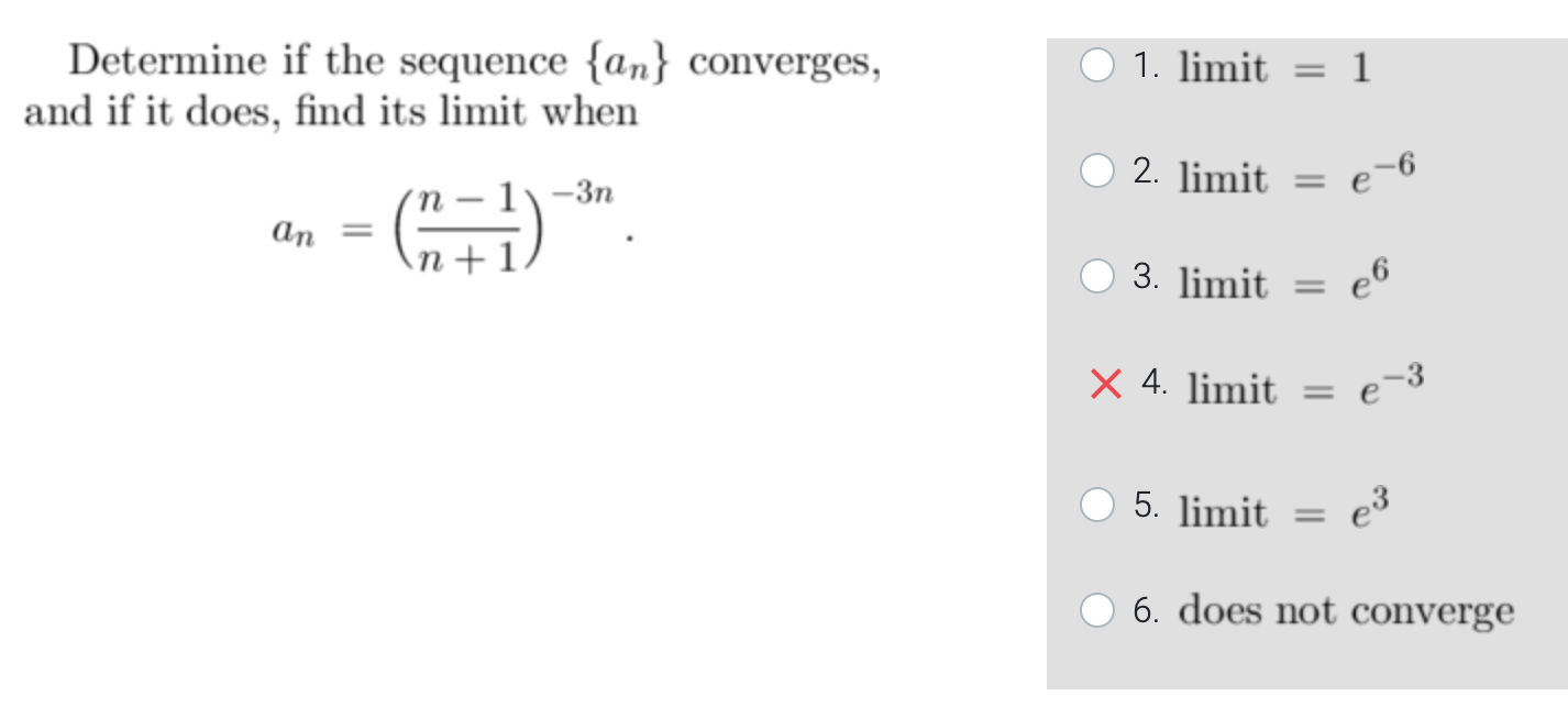 Solved Determine if the sequence {an} ﻿converges,and if it | Chegg.com