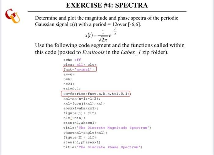 Solved Determine and plot the magnitude and phase spectra of | Chegg.com