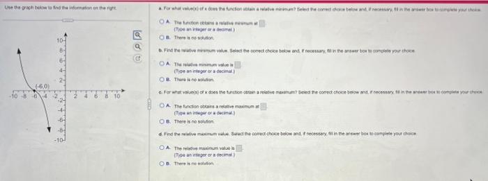 Solved Use the graph below to find the information on the | Chegg.com