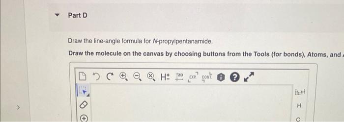 Solved Draw the line-angle formula for N-propylpentanamide. | Chegg.com