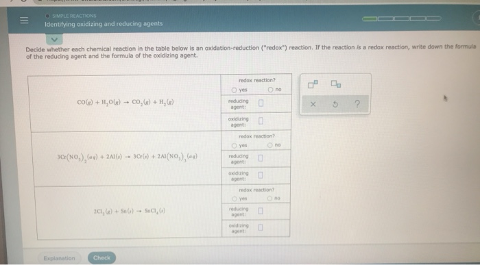 Solved III SIMPLE REACTIONS Identifying oxidizing and | Chegg.com