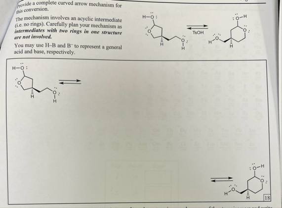 Solved provide a complete curved arrow mechanism for this | Chegg.com