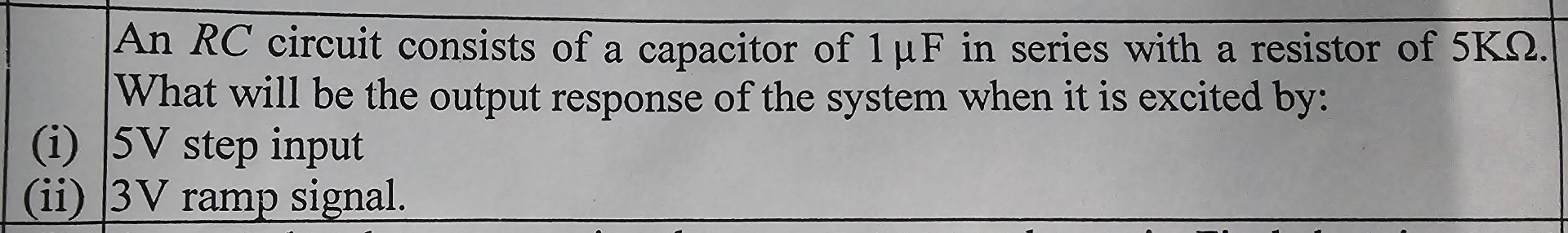 Solved An RC circuit consists of a capacitor of 1 ﻿uF in | Chegg.com