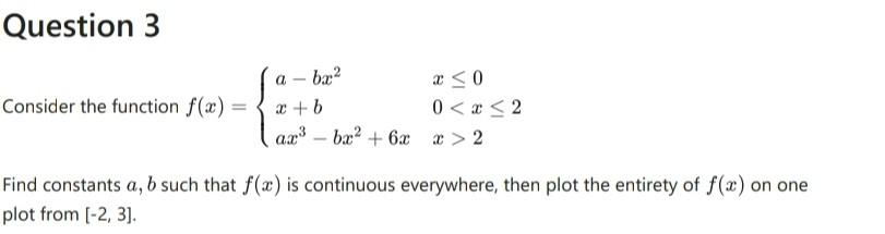 Solved from sympy import from sympy.plotting import plot, | Chegg.com