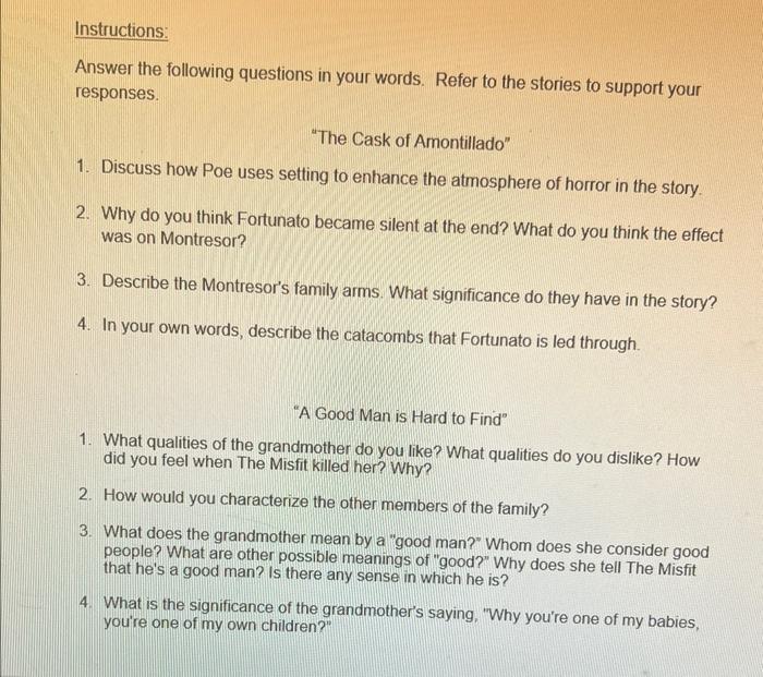 Complete the Reading/Writing assignments for the | Chegg.com