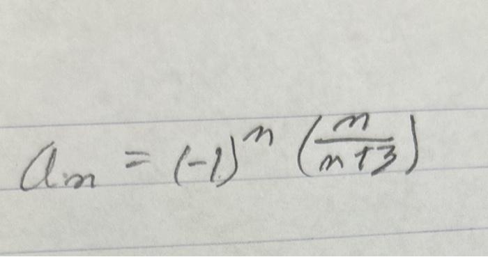am=(−1)n(m+3n) | Chegg.com