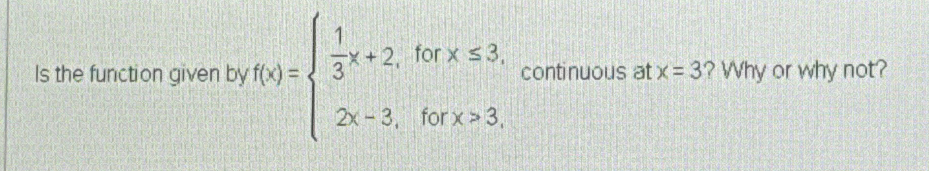 Solved Is the function given by | Chegg.com
