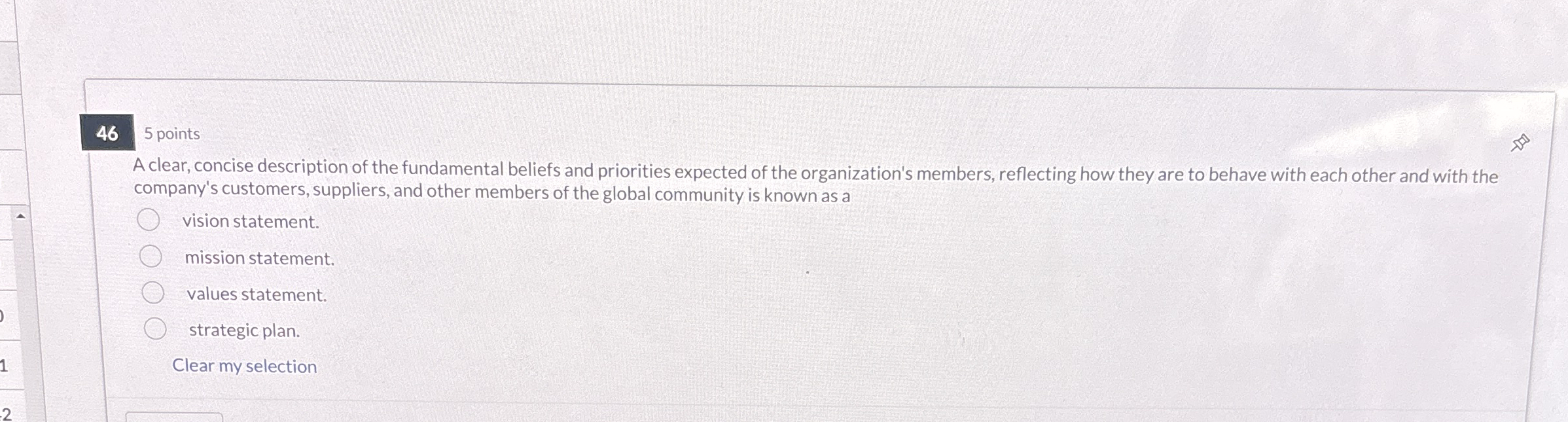 Solved 465 ﻿pointsA clear, concise description of the | Chegg.com