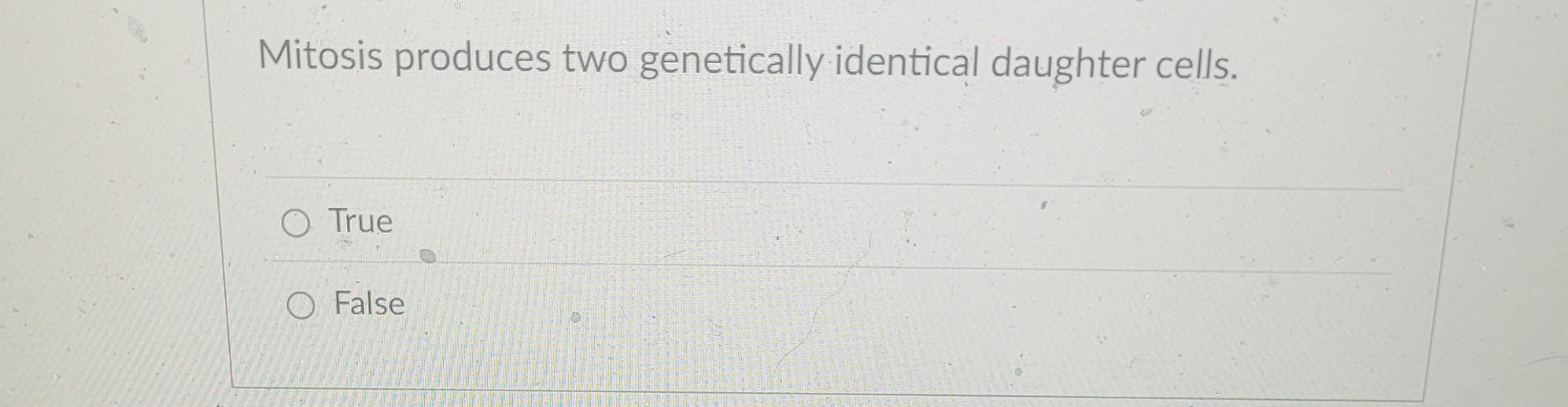 Solved Mitosis produces two genetically identical daughter | Chegg.com