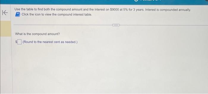 Solved Use the table to find both the compound amount and | Chegg.com