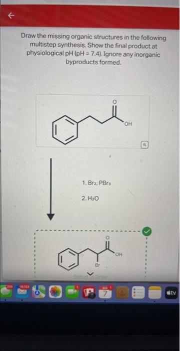 Solved Draw the missing organic structures in the following | Chegg.com