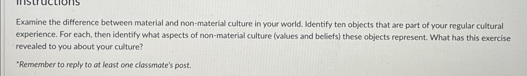 Solved Examine the difference between material and | Chegg.com