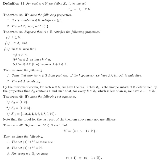 Solved Please prove theorem 45 46 and 47do not prove them | Chegg.com
