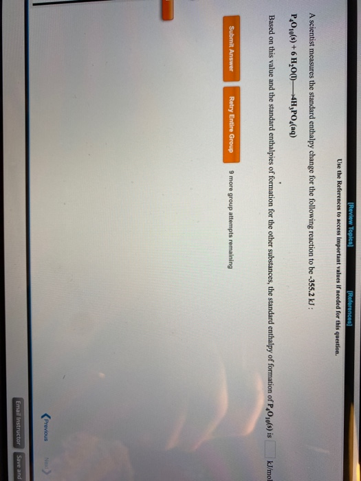 Solved (Review Topics) (References] Use the References to | Chegg.com