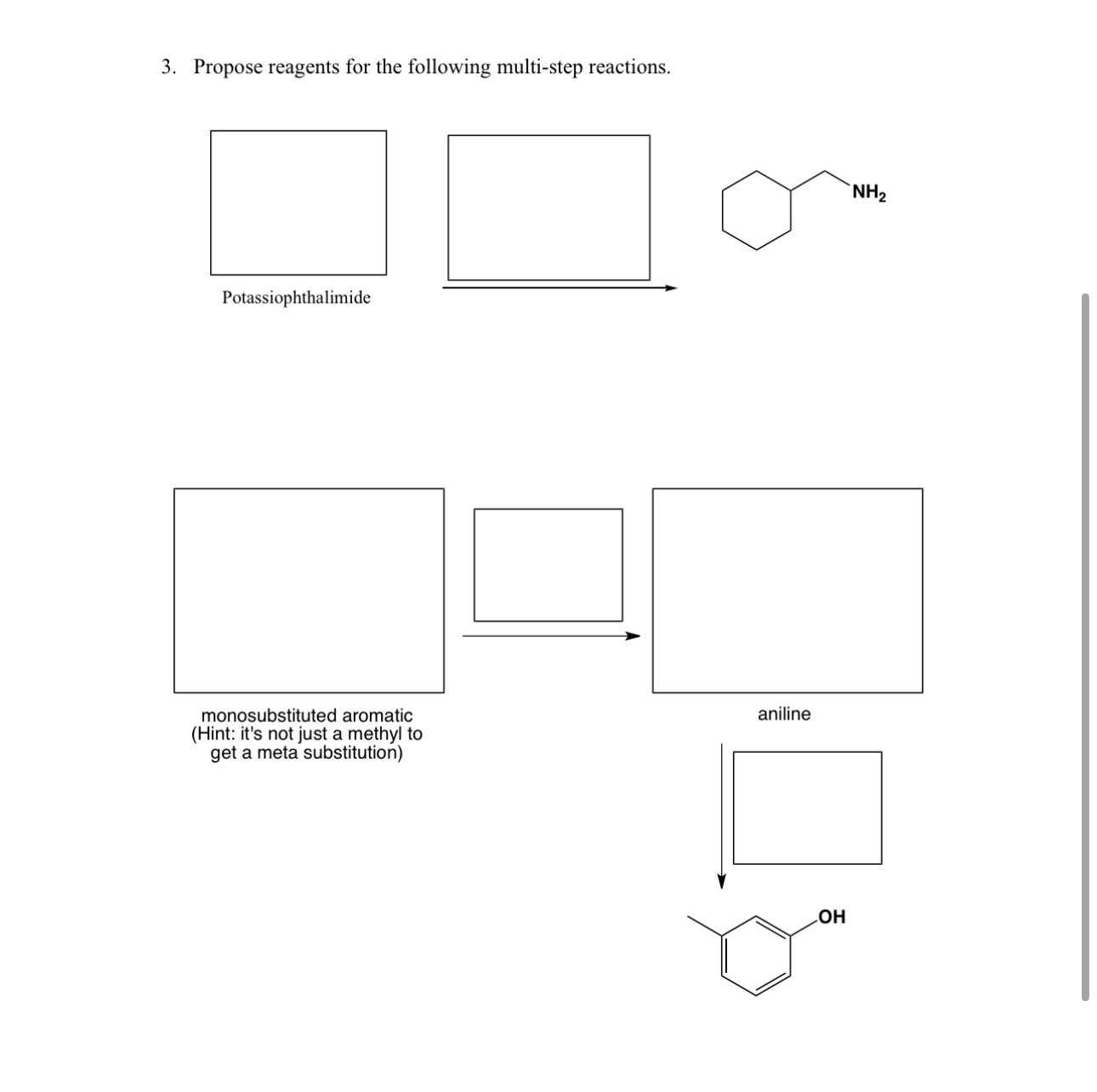 Solved Propose reagents for the following multi-step | Chegg.com