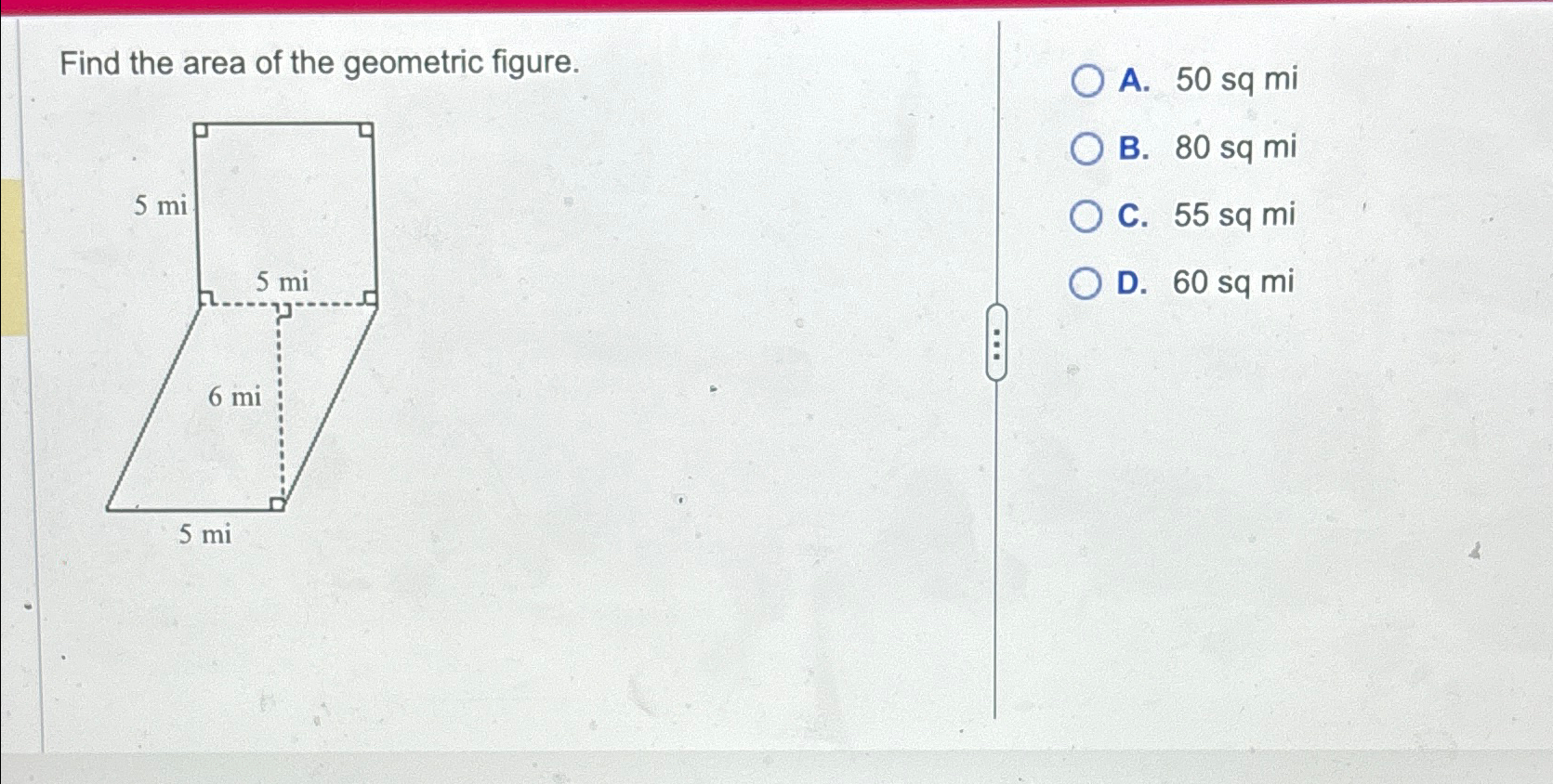 Solved Find the area of the geometric | Chegg.com