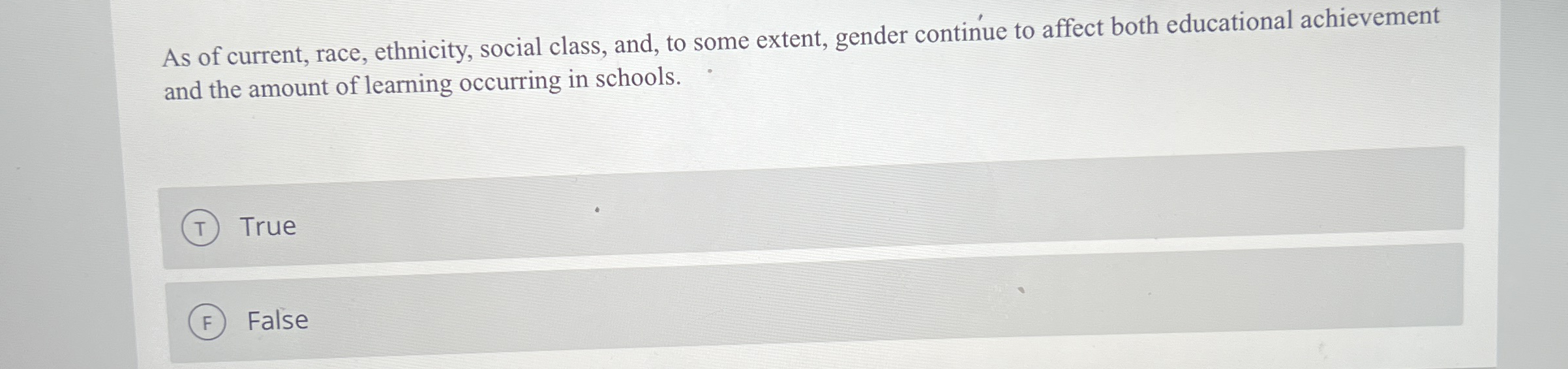 Solved As of current, race, ethnicity, social class, and, to | Chegg.com