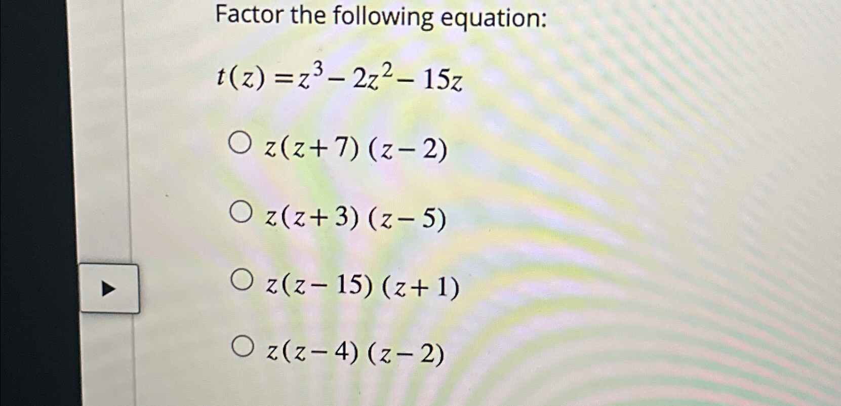 Solved Factor the following | Chegg.com