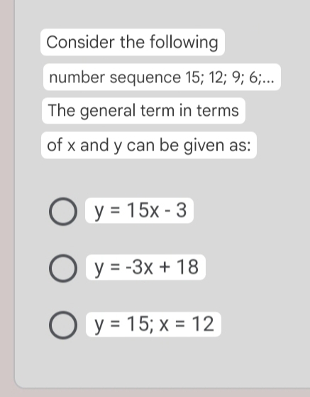 Solved Consider The Followingnumber Sequence