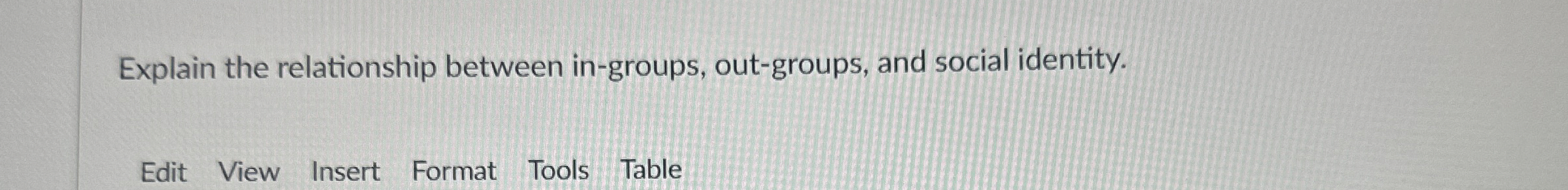 Solved Explain the relationship between in-groups, | Chegg.com