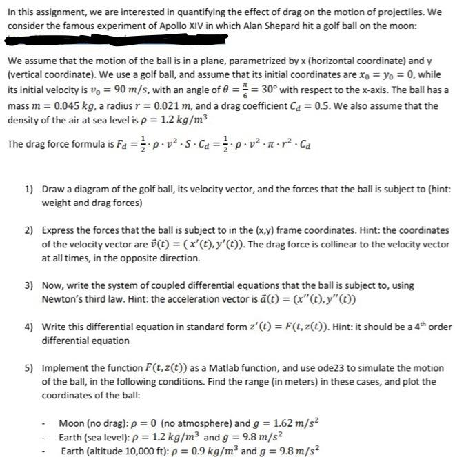 Solved In this assignment, we are interested in quantifying | Chegg.com