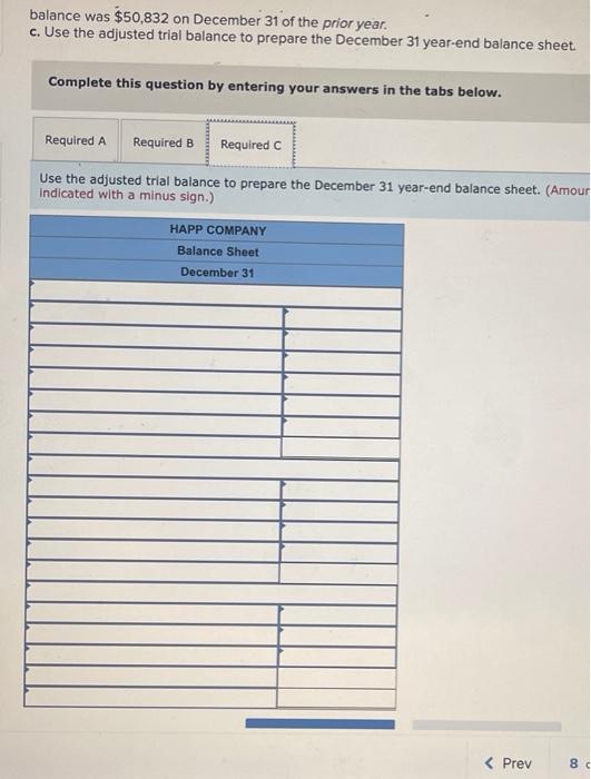 Solved QS 3-19 (Algo) Preparing financial statements LO P5 | Chegg.com