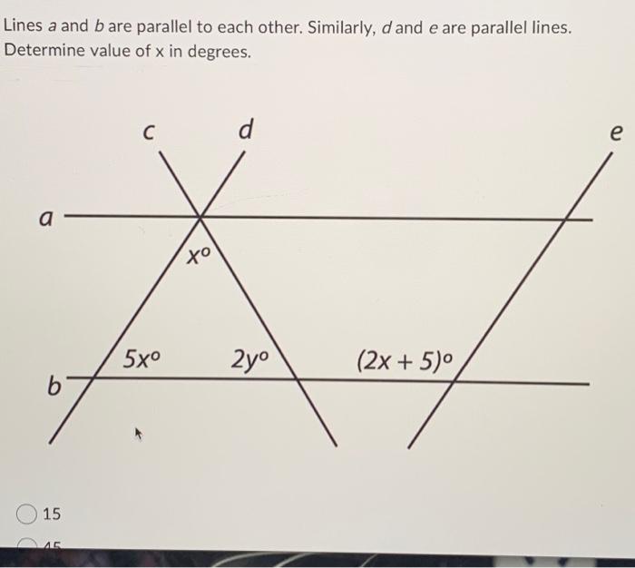 Solved Lines a and b are parallel to each other. Similarly, | Chegg.com
