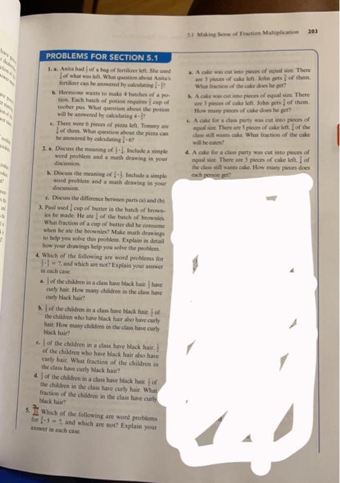 Solved 1. a. Anita had fof a tog of frrtilizer lef. She asod | Chegg.com