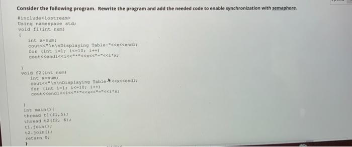 Solved Consider The Following Program Rewrite The Program 6710
