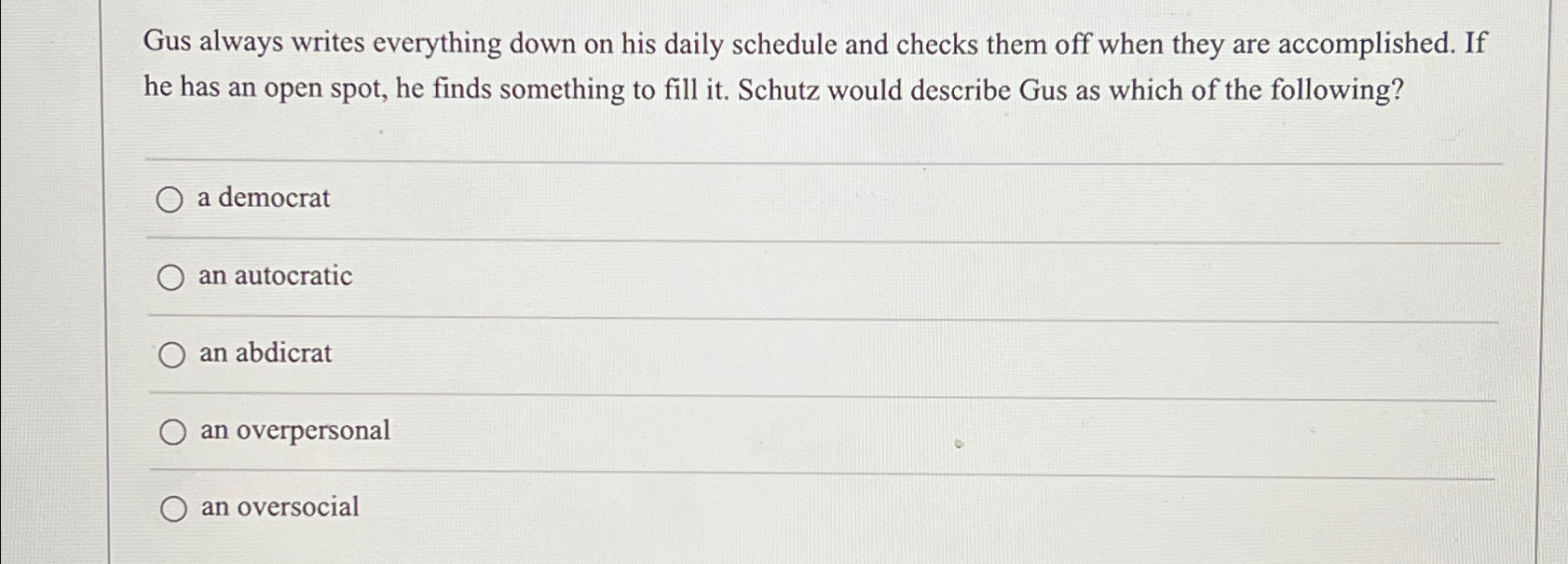 Solved Gus always writes everything down on his daily | Chegg.com