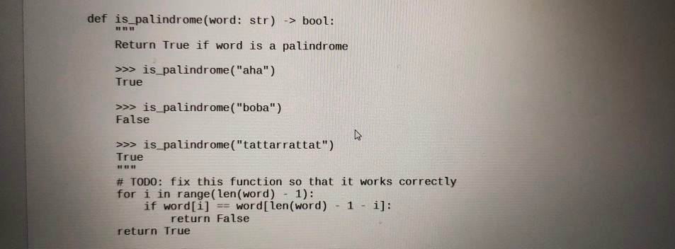 Solved question: PalindromesFor the purpose of this lab: A | Chegg.com