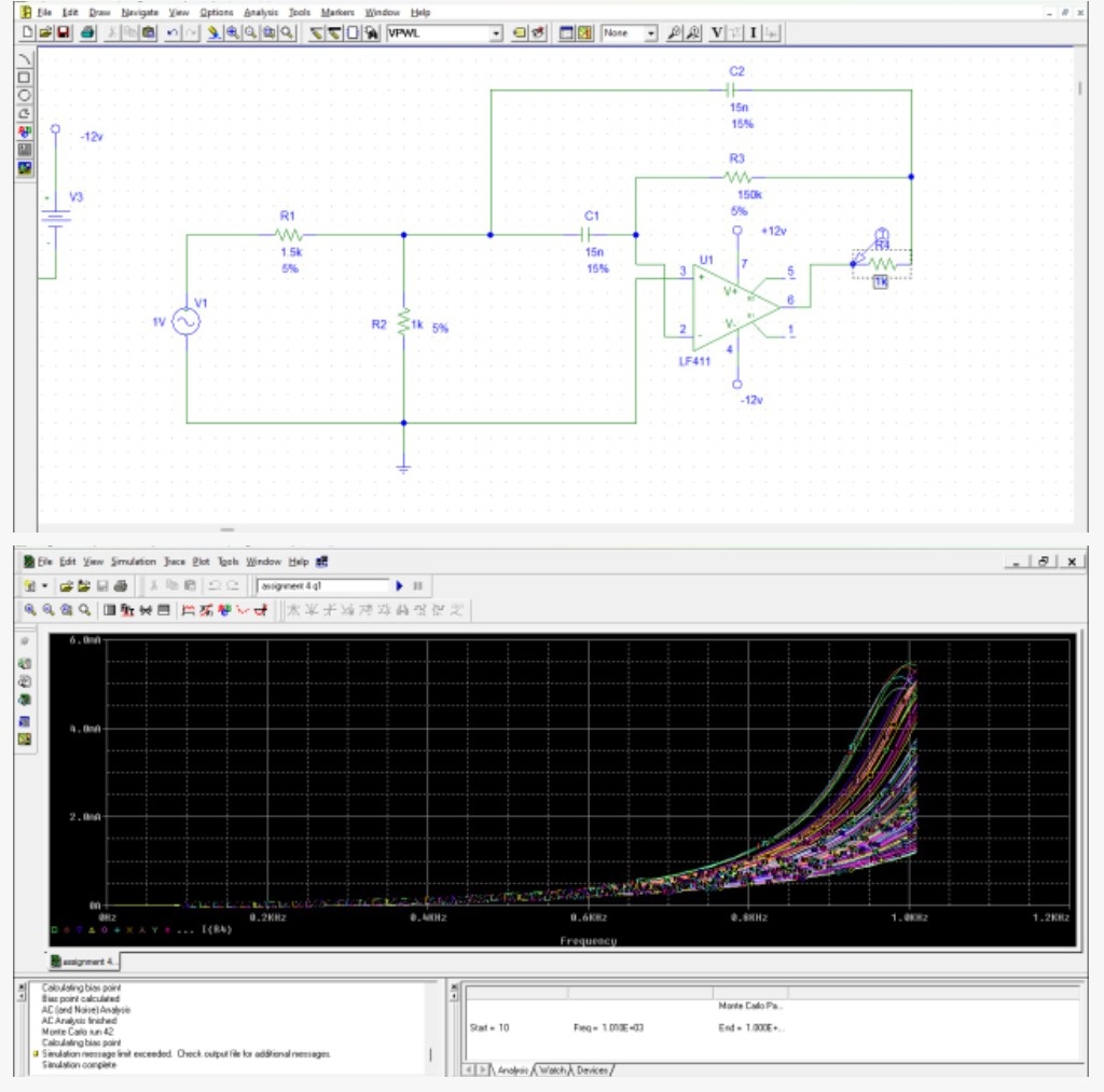 Solved conduct a monte carlo Analysis on the following | Chegg.com