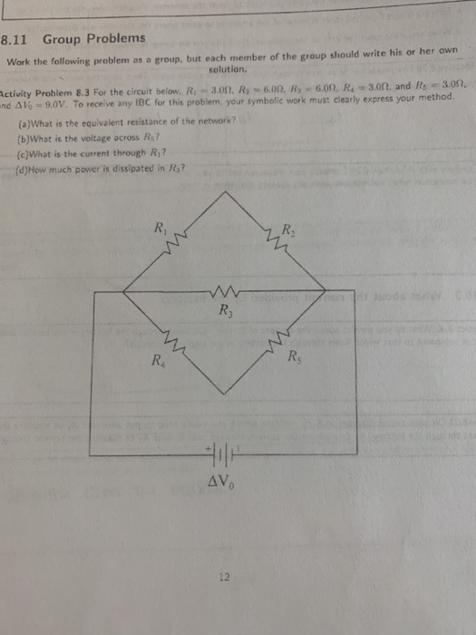 Solved 8.11 Group Problems Work the following problemas | Chegg.com