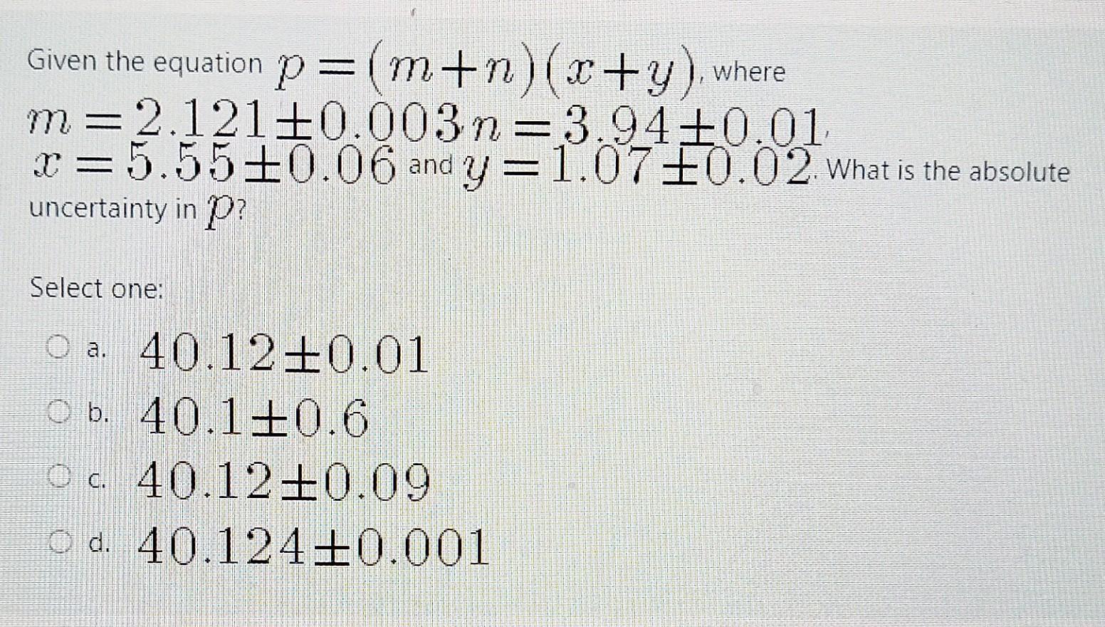 Solved Given The Equation Pmnxy Where 7297