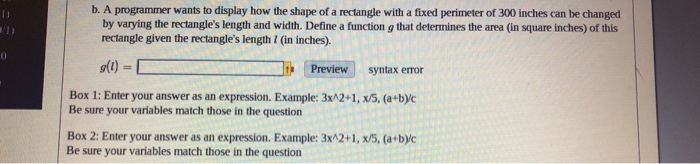 Solved B A Programmer Wants To Display How The Shape Of A