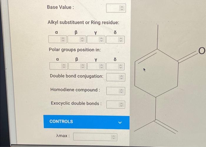 Solved Alkyl substituent or Ring residue: Polar groups | Chegg.com