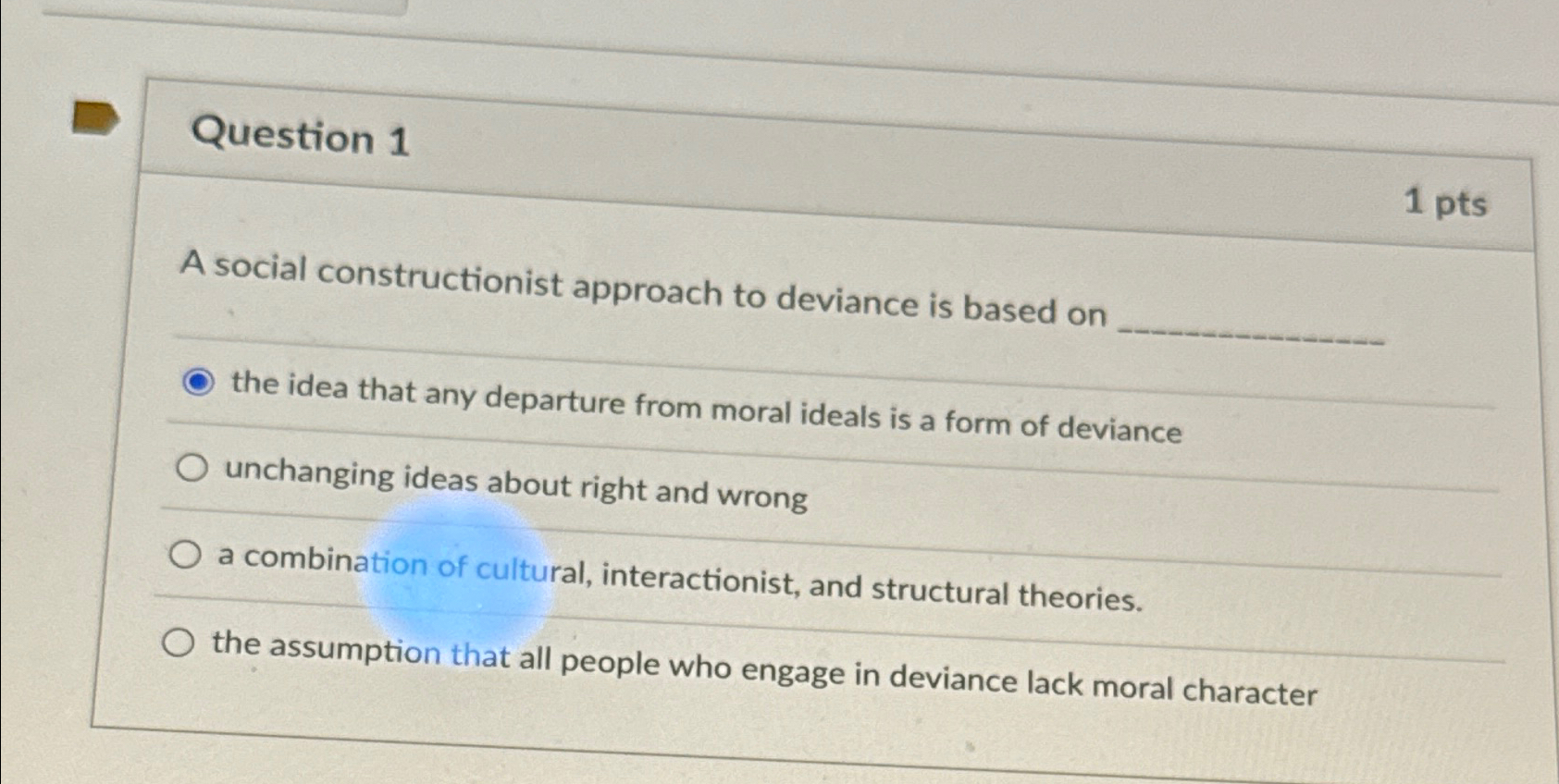 Solved Question 11 ﻿ptsA social constructionist approach to | Chegg.com