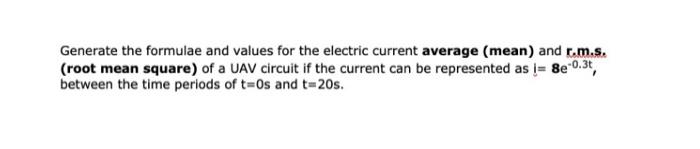 Solved Generate the formulae and values for the electric | Chegg.com