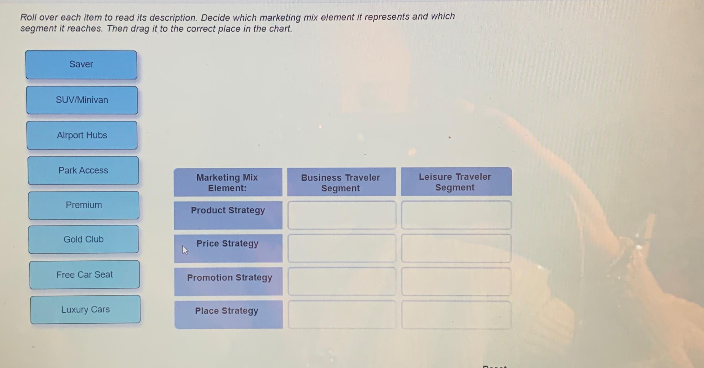 Solved Roll over each item to read its description. Decide | Chegg.com
