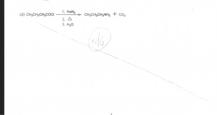 Solved 2. (25 Points) Write the mechanism for each of the | Chegg.com