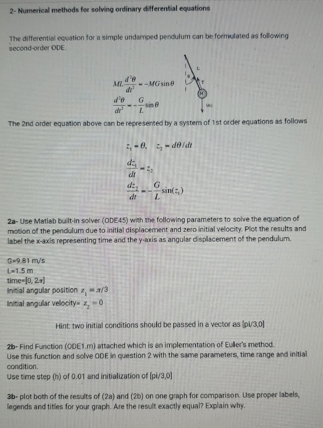 Solved need matlab code please skip if you are going to copy | Chegg.com